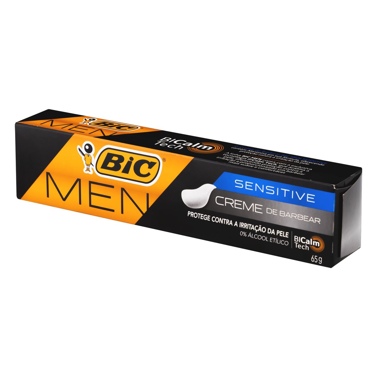 Creme De Barbear Sensitive Bic Men Caixa 65G