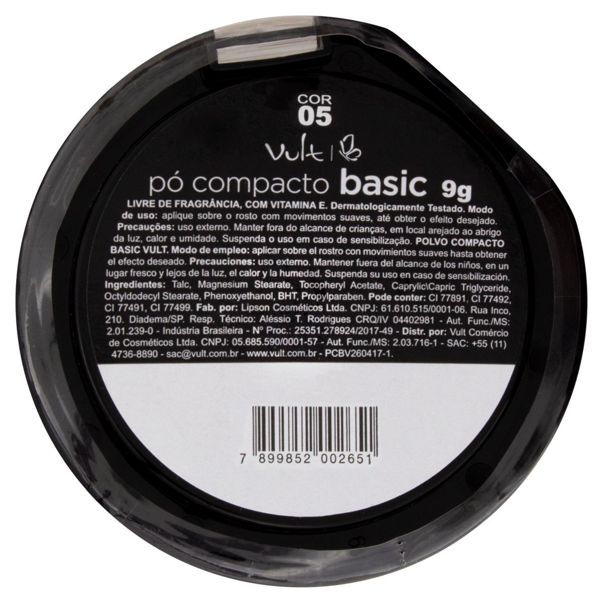 Vult Po Compacto Basic 05 9 G