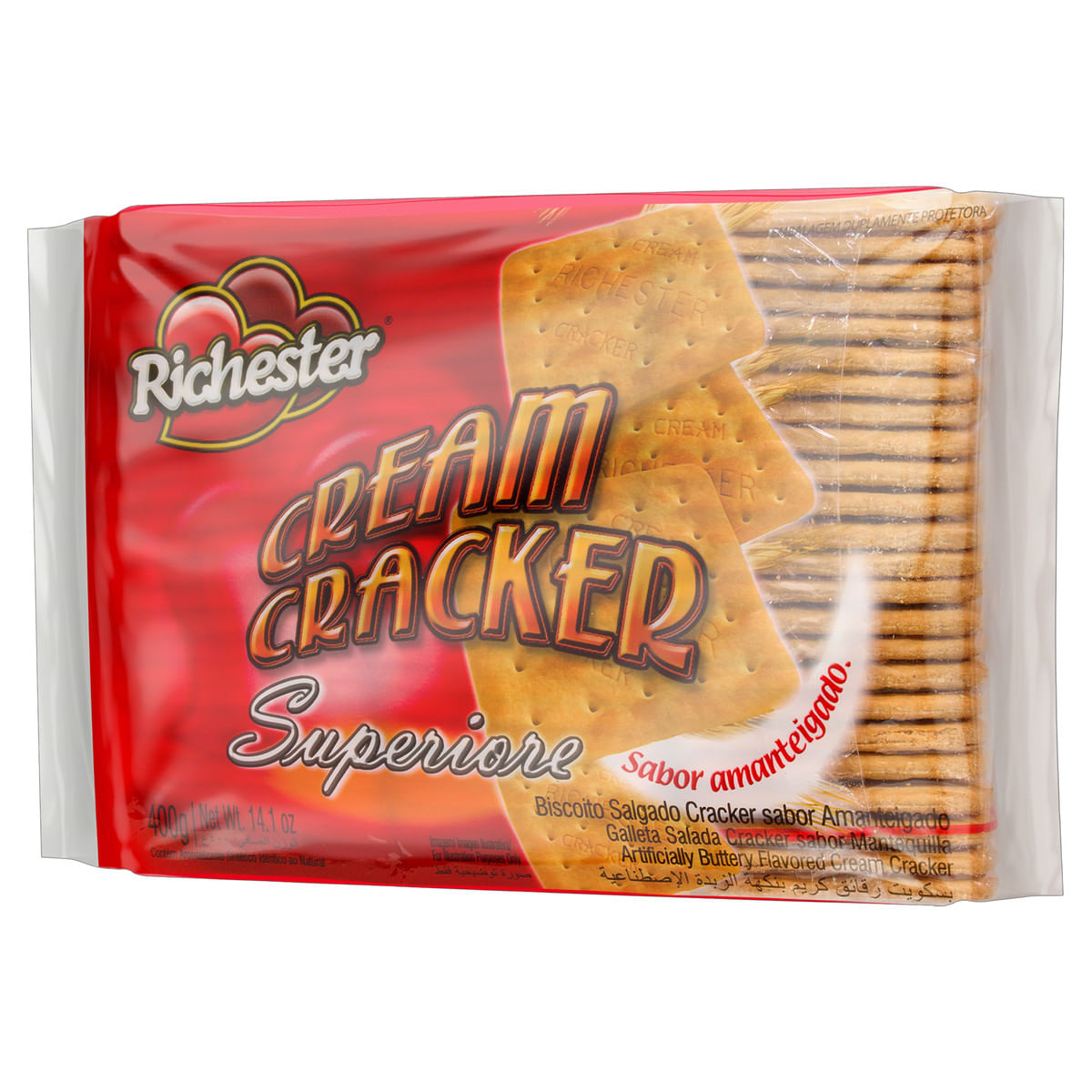 SUPERIORE BISCOITO CREAM CRAKER 400 G x 1