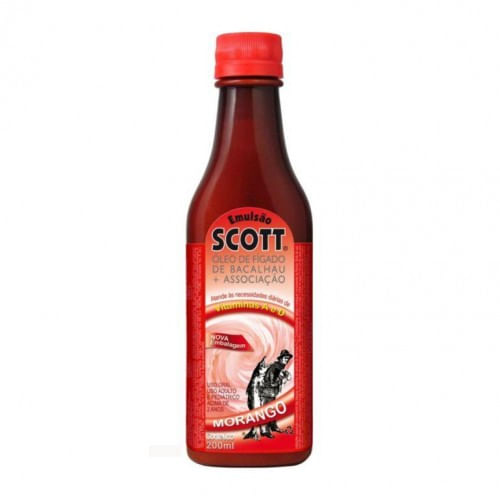 SCOTT EMULSAO EMULSAO MORANGO 200 ML x 1
