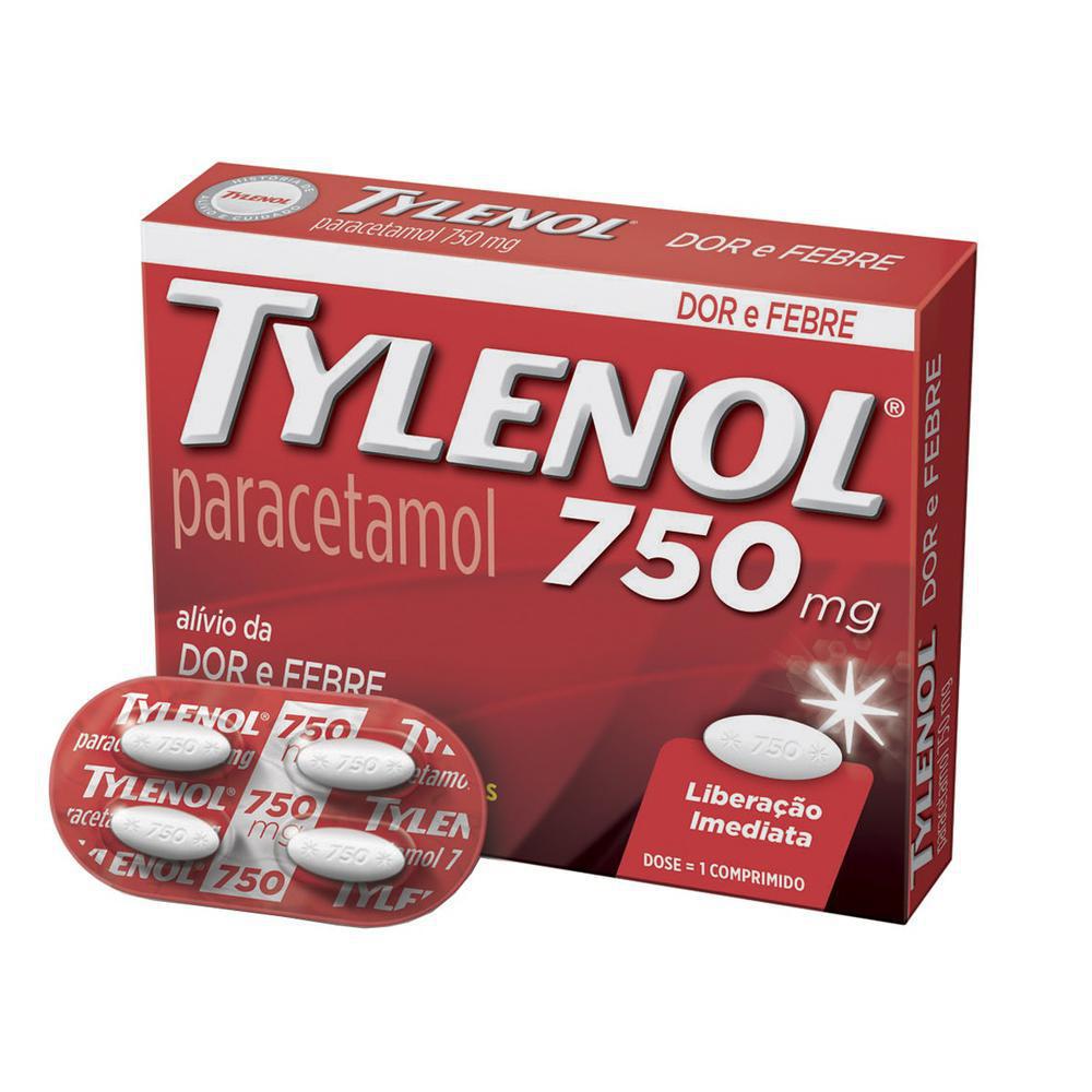 TYLENOL COMPRIMIDO 750MG x 20