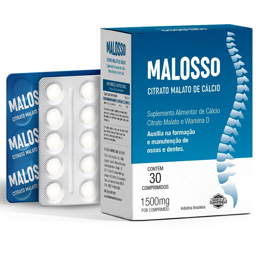 Malosso 1500mg C/ 30 Comp