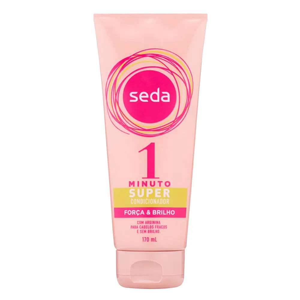 SEDA CONDICIONADOR CONDICIONADOR SUPER 1 MINUTO FORCA E BRILHO 170 ML x 1
