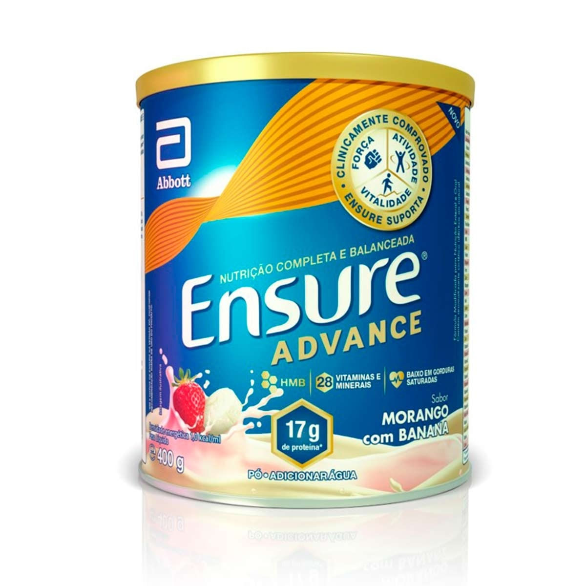 ENSURE ADVANCE PO MORANGO BANANA 850 G x 1