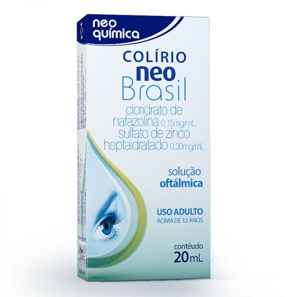 COLIRIO NEO BRASIL SOLUCAO OFTALMICA 20 ML x 1