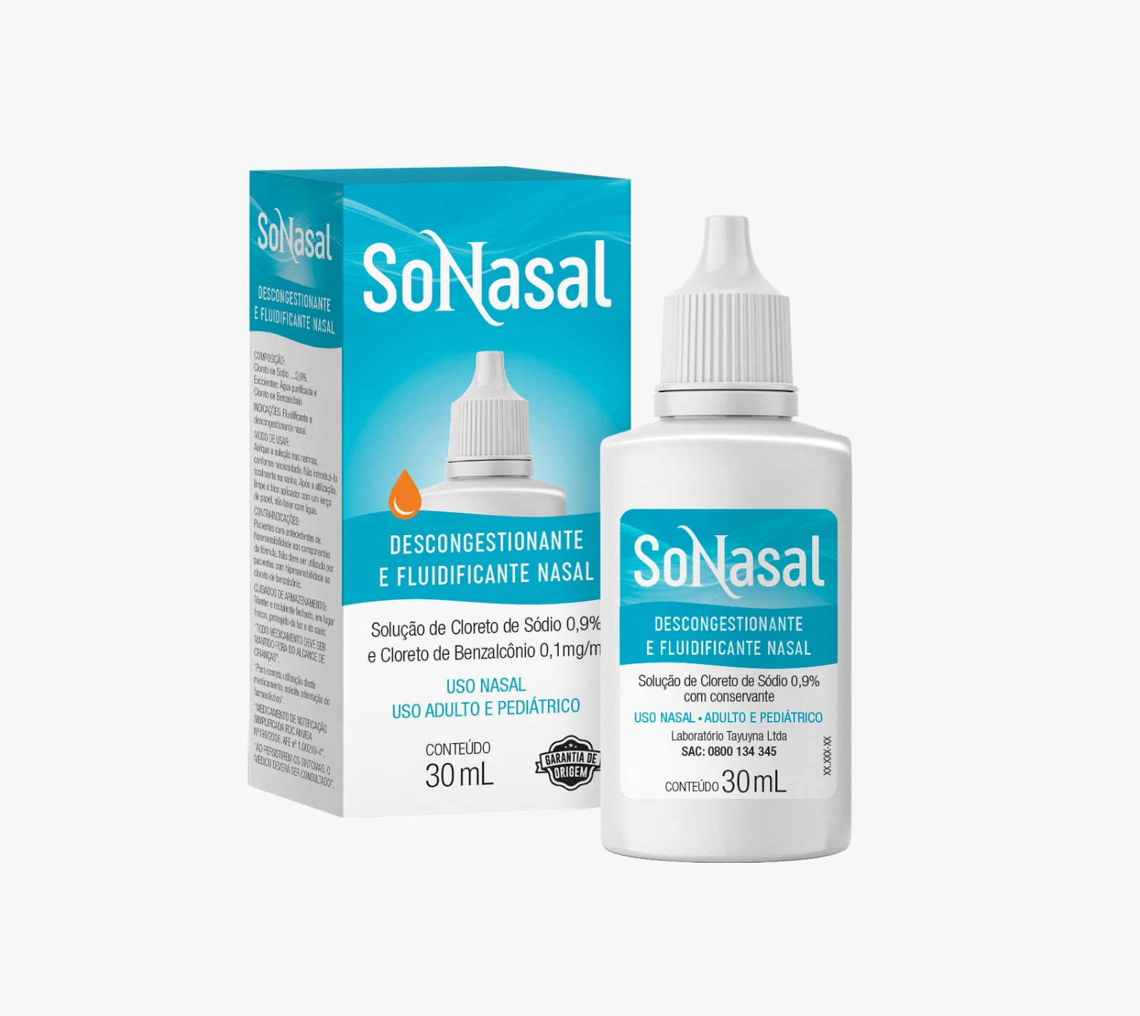 Sonasal Descongestionante Nasal Gotas 30ml