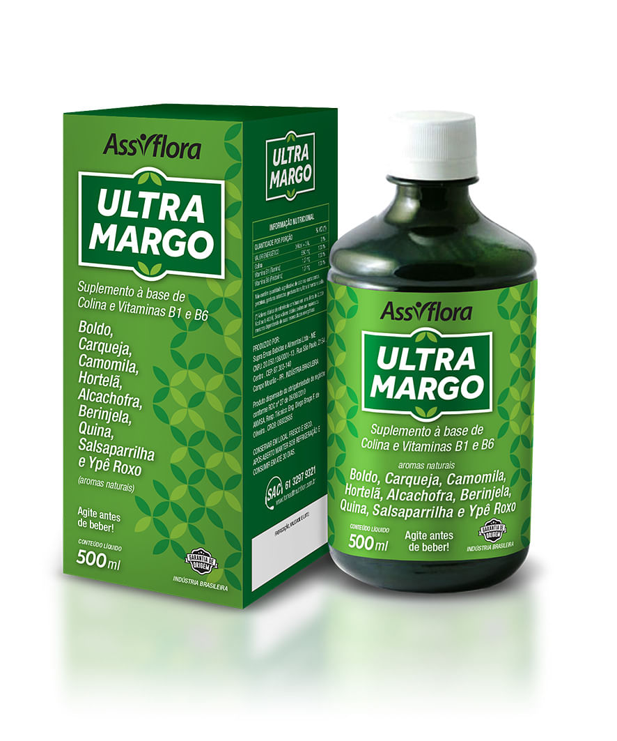 SUPLEMENTO ALIMENTAR ULTRA MARGO ASSIFLORA 500ML