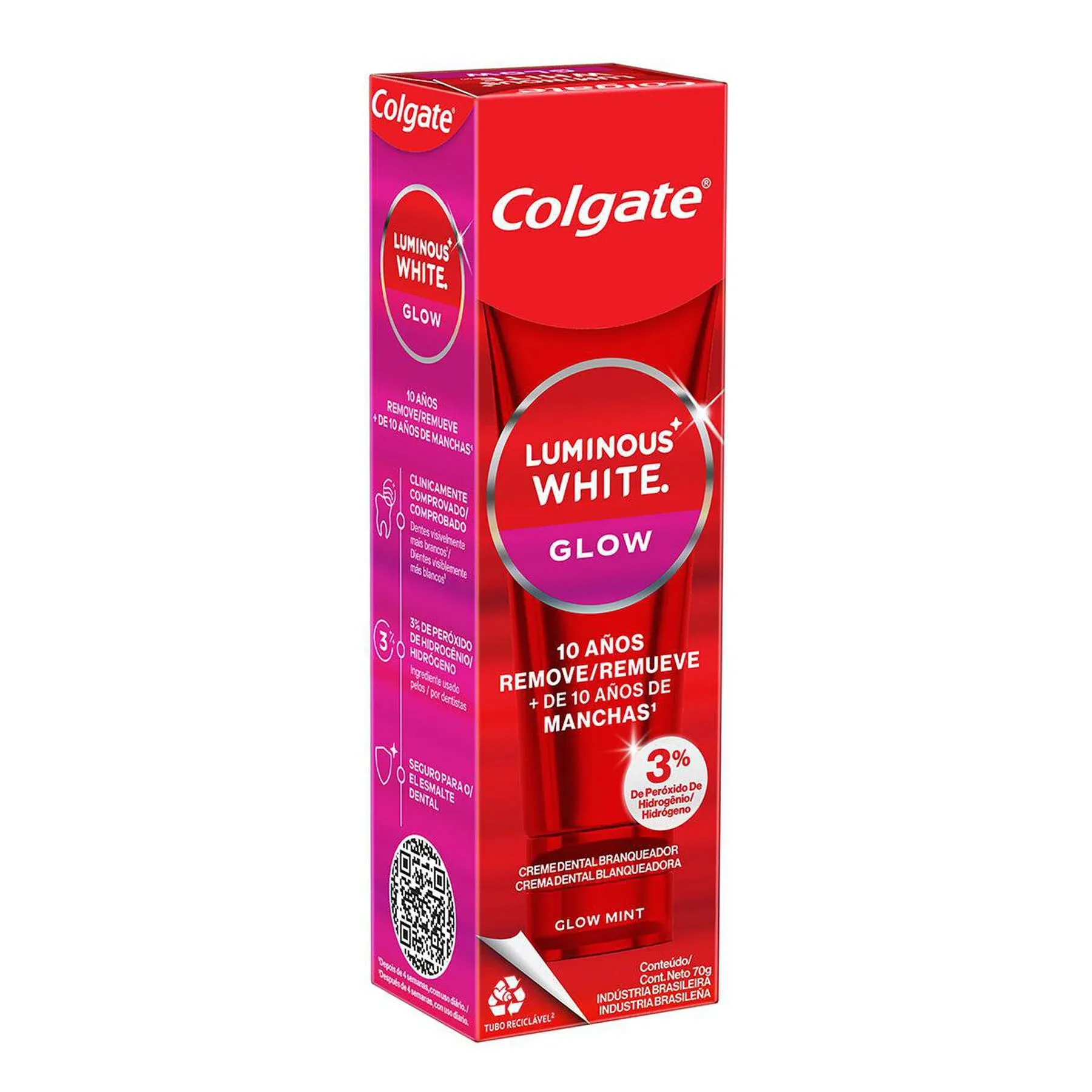 Creme Dental Colgate Luminous White Glow 70g
