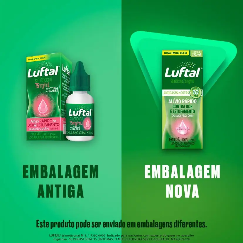 Luftal Simeticona 75mg/ml Gotas 15ml