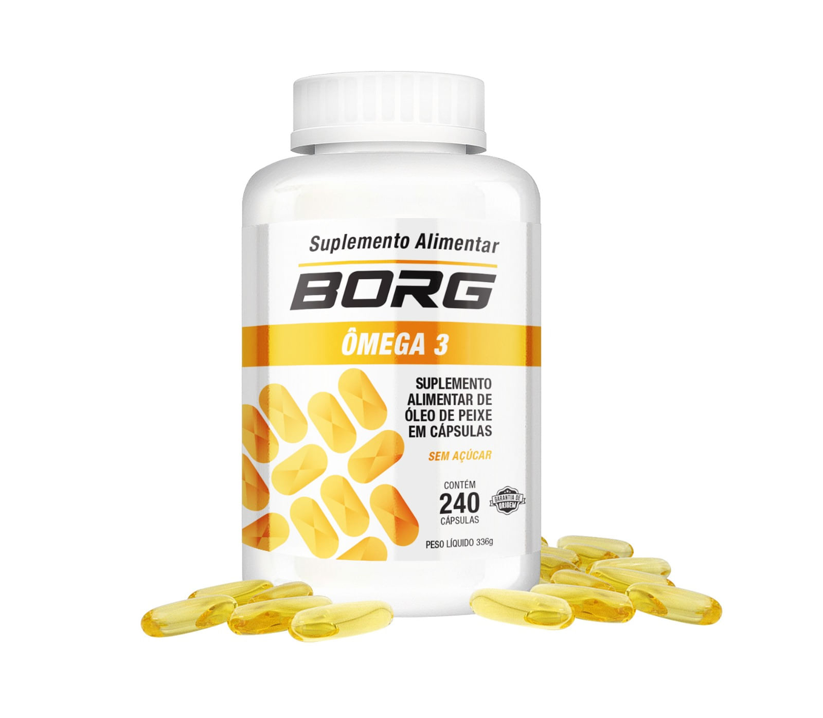 Suplemento Alimentar Borg Ômega 3 240 Cápsulas