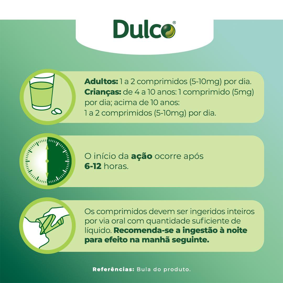 Laxante Dulcolax 5mg 20 comprimidos