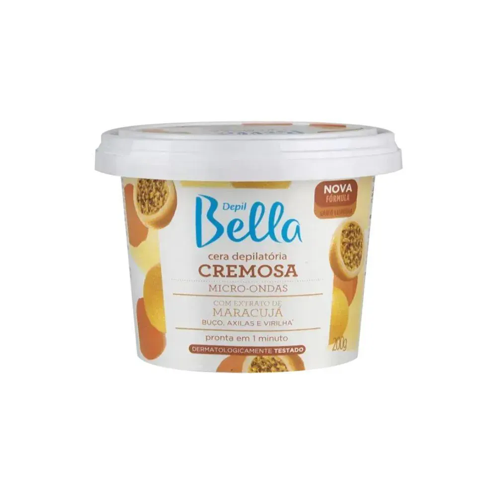 DEPIL BELLA CERA DEPILATóRIA PARA MICRO-ONDAS MARACUJá 200G