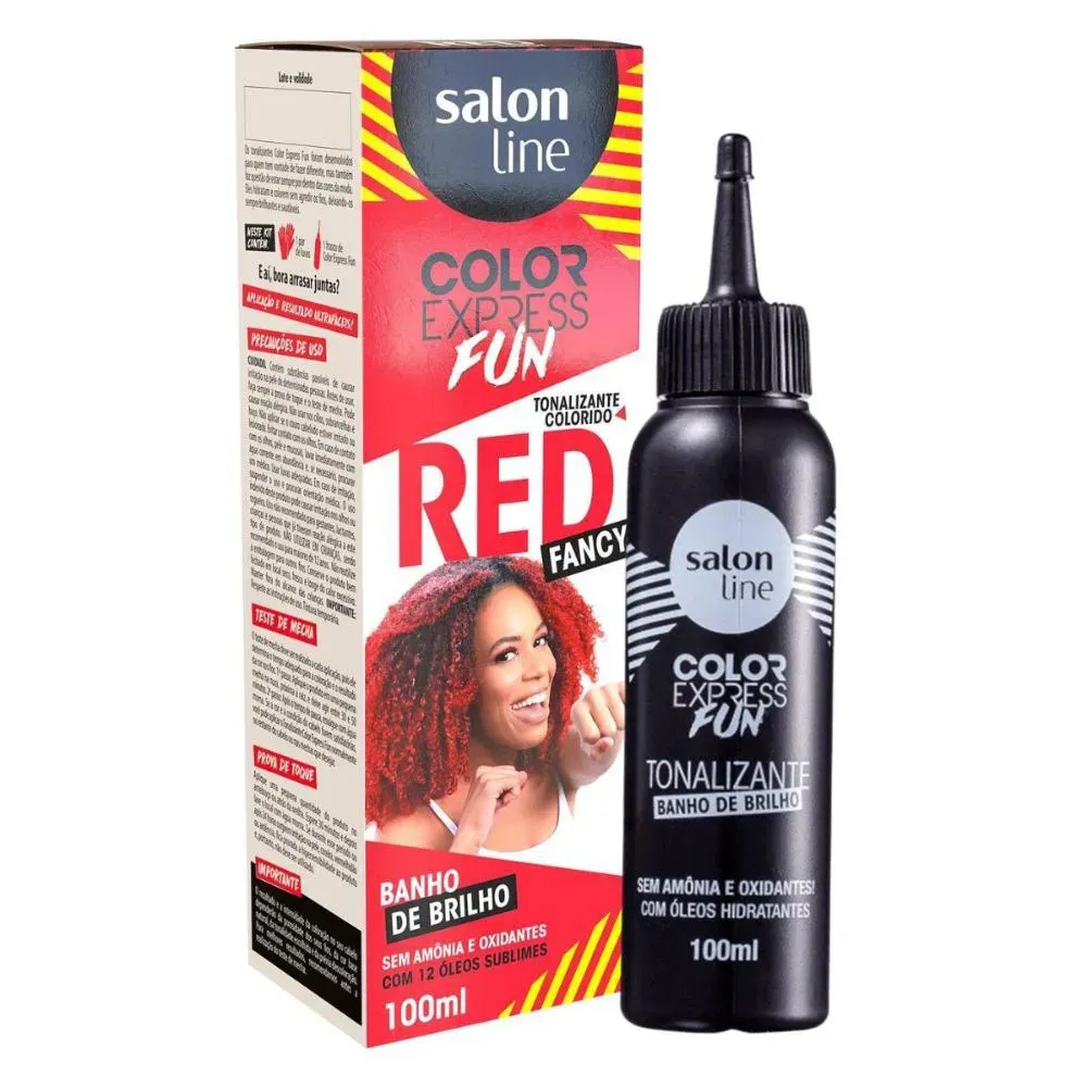 TONALIZANTE COLORIDO SALON LINE COLOR EXPRESS FUN RED FANCY 100ML