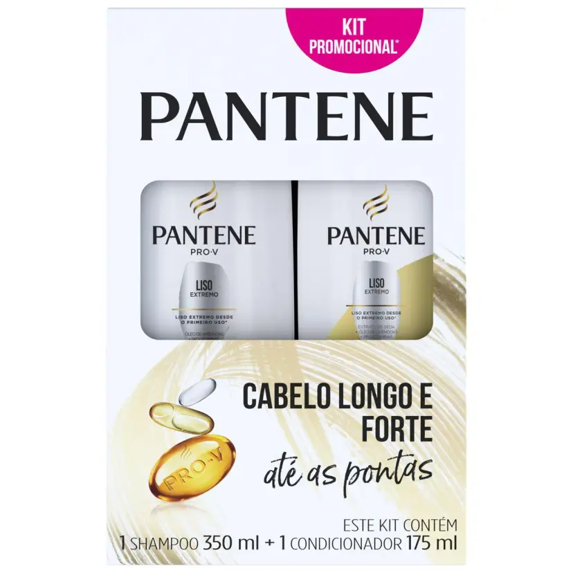 Kit Pantene Pro-V Liso Extremo Shampoo + Condicionador